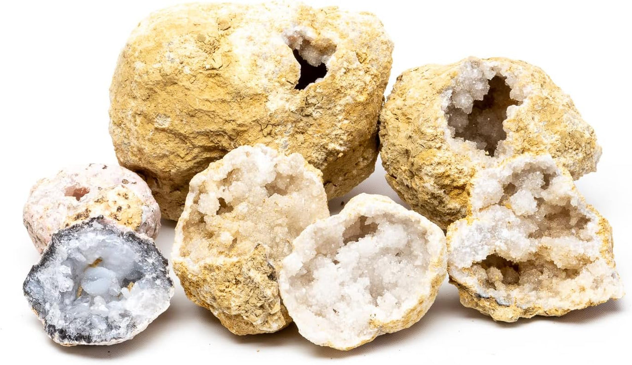 DesertUSA Box of Broken Moroccan Geodes 2 to 5 inches